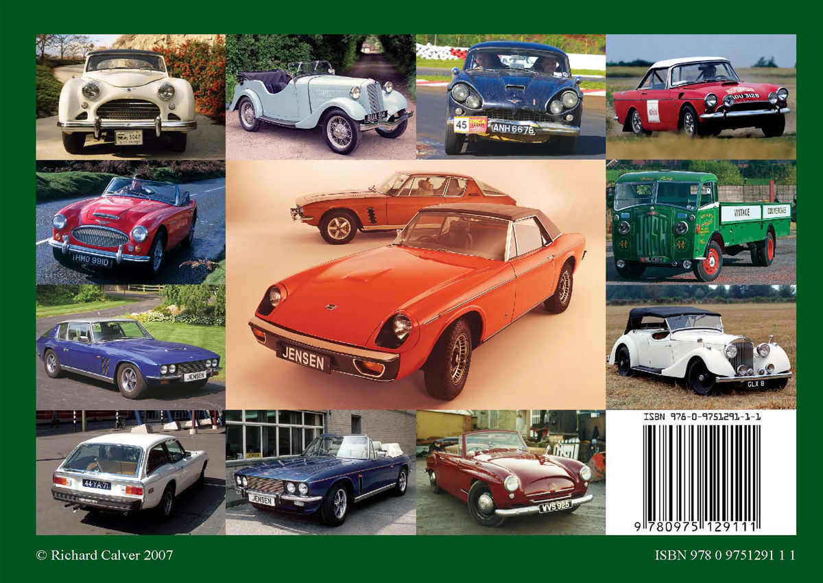 Jensen Car Club Australia Shop. All The Models by Richard Calver (Soft ...