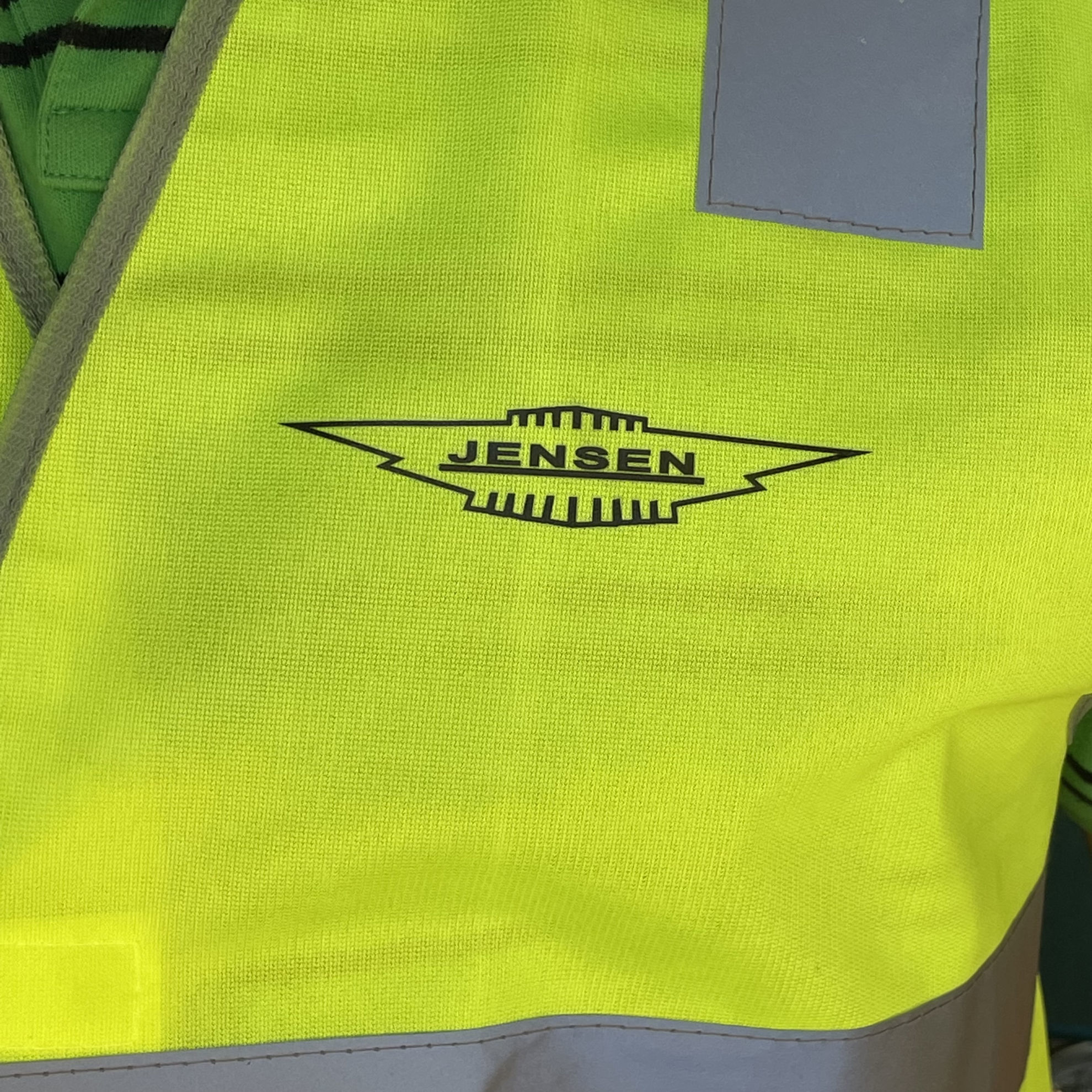 Jensen Car Club Australia Shop. Hi-Vis Vest with Winged Logo