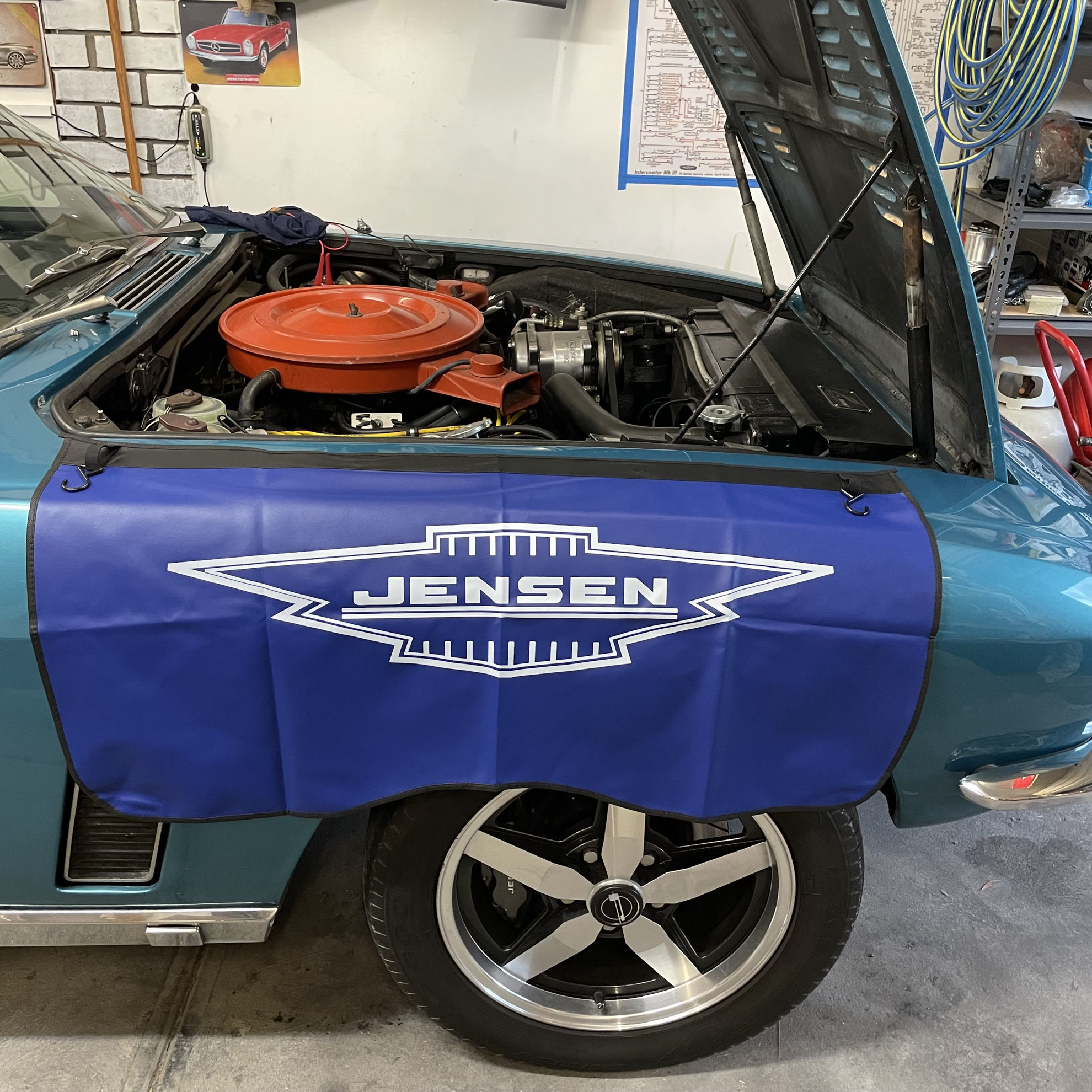 Jensen Car Club Australia Shop. Magnetic Wing Protector